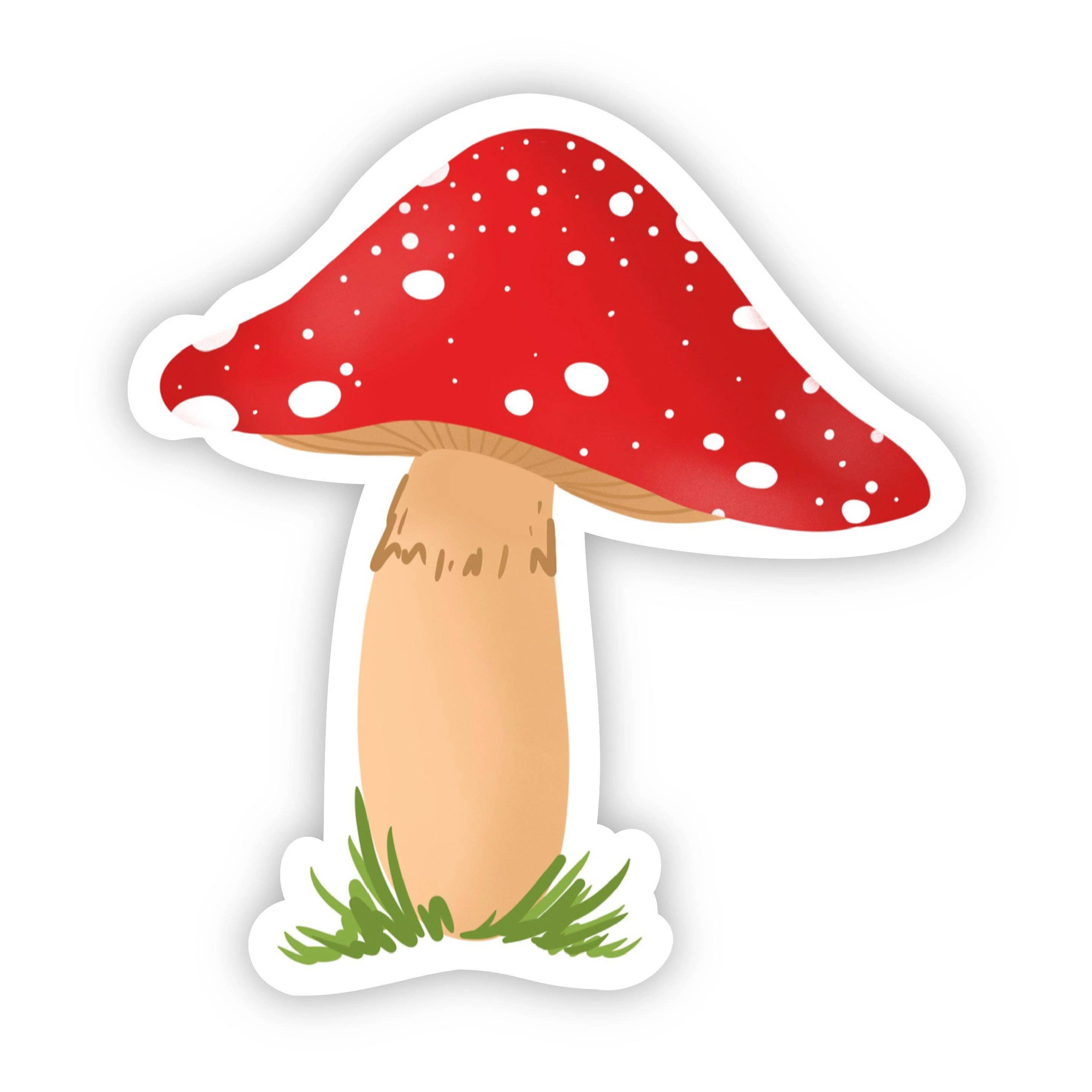 Big Moods - Red Mushroom Sticker | A Modern Plantsman