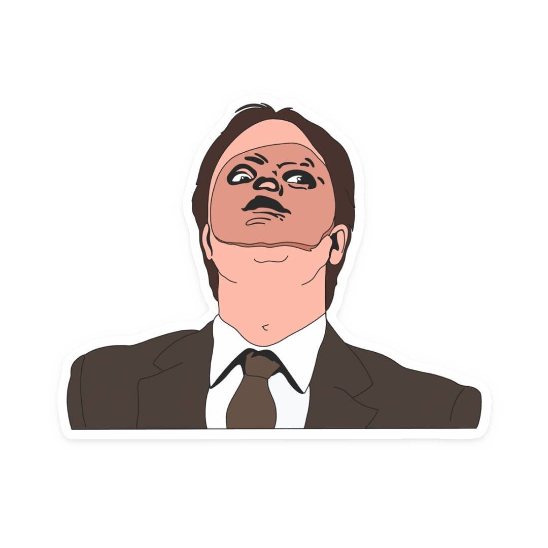 Sammy Gorin LLC - The Office Dwight CPR Mask, Choose Sticker or Magnet ...